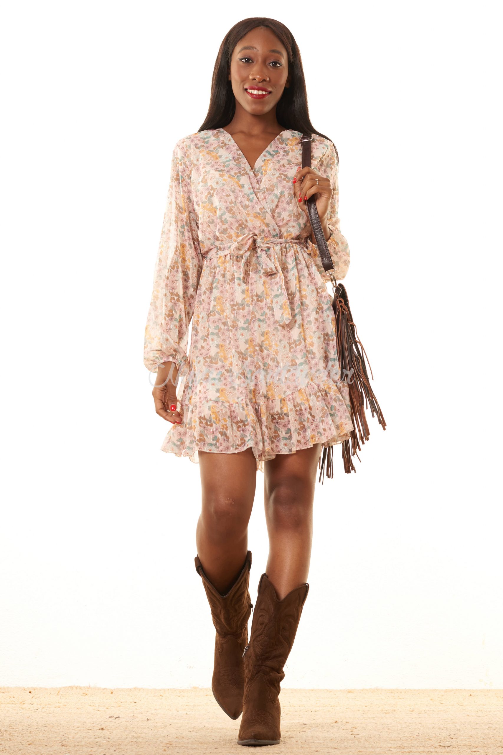 Vestido Kandy nude - Nunu Santander