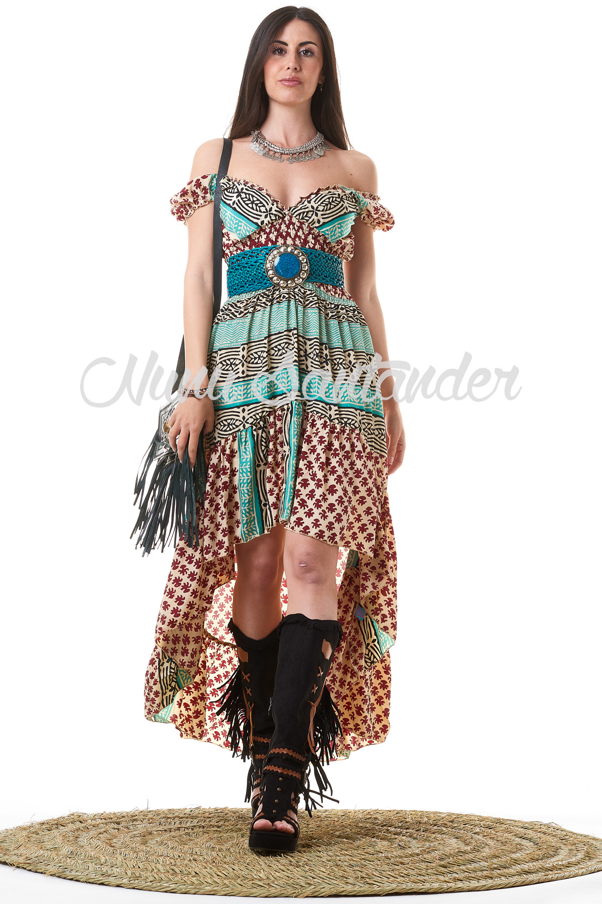 Vestido de seda Saona 3 - Nunu Santander