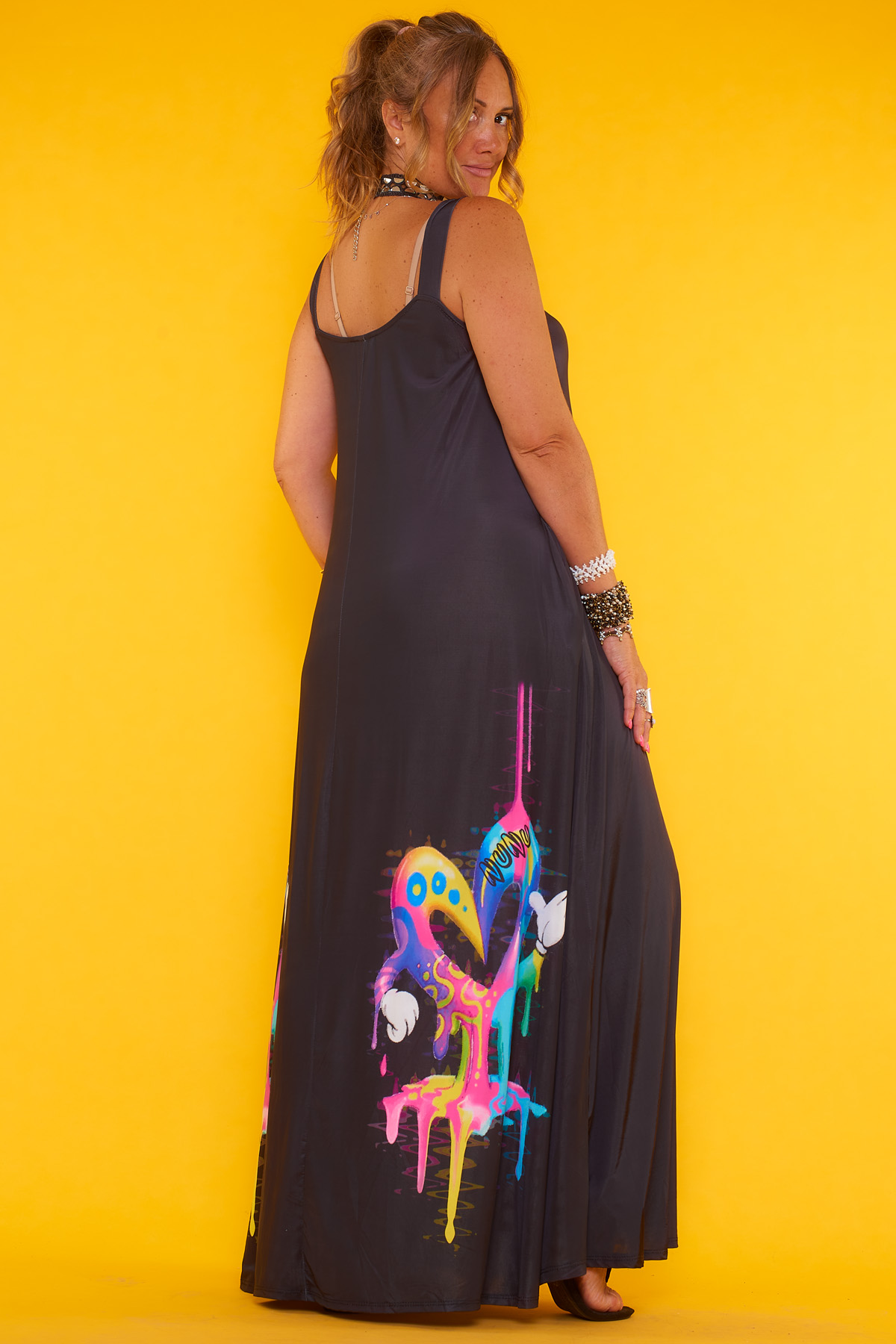 Vestido De Punto Frío Con Estampado Lorena 30 - Nunu Santander