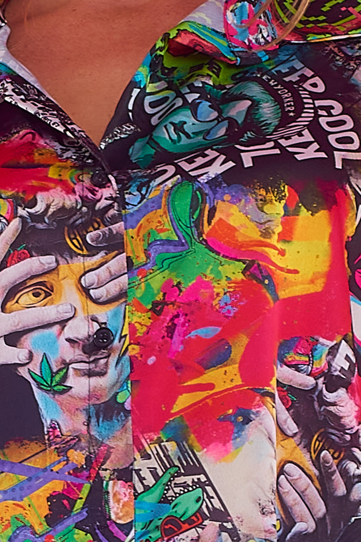 Camisa Estampada Manga Francesa Montego 1 - Nunu Santander