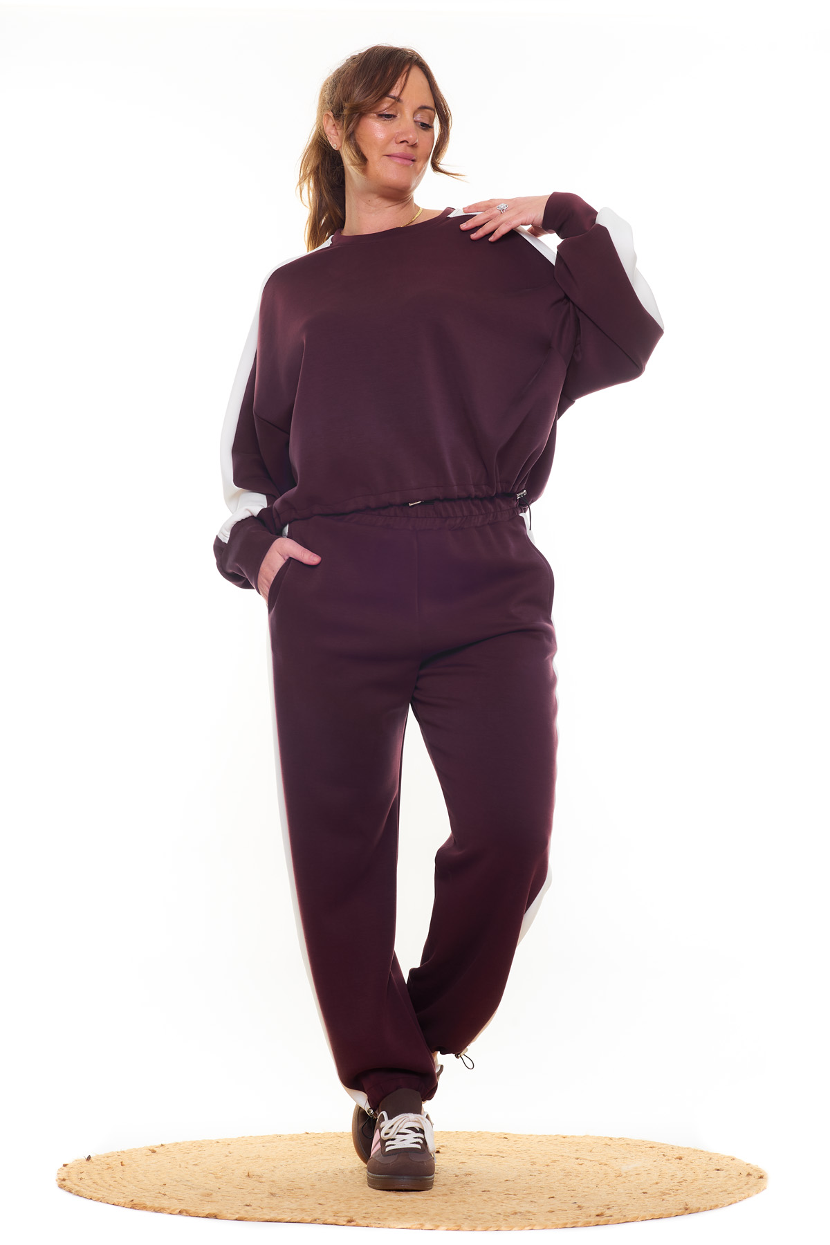 Conjunto Color Berenjena Fancy - Nunu Santander