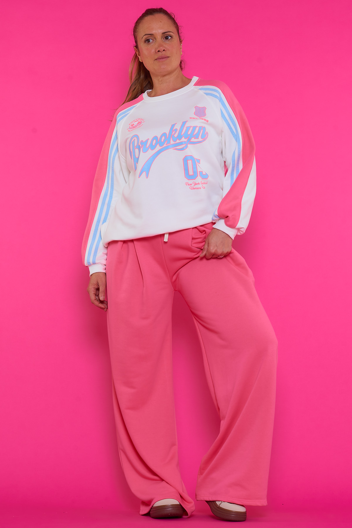 Conjunto Chándal Color Pastel Orixi Rosa - Nunu Santander